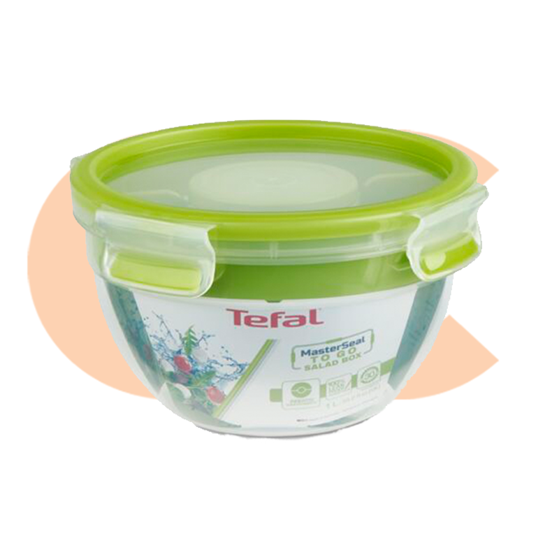 Tefal Masterseal To Go Salad Bowl Round 1.0L 4168430002684 - EHAB Center