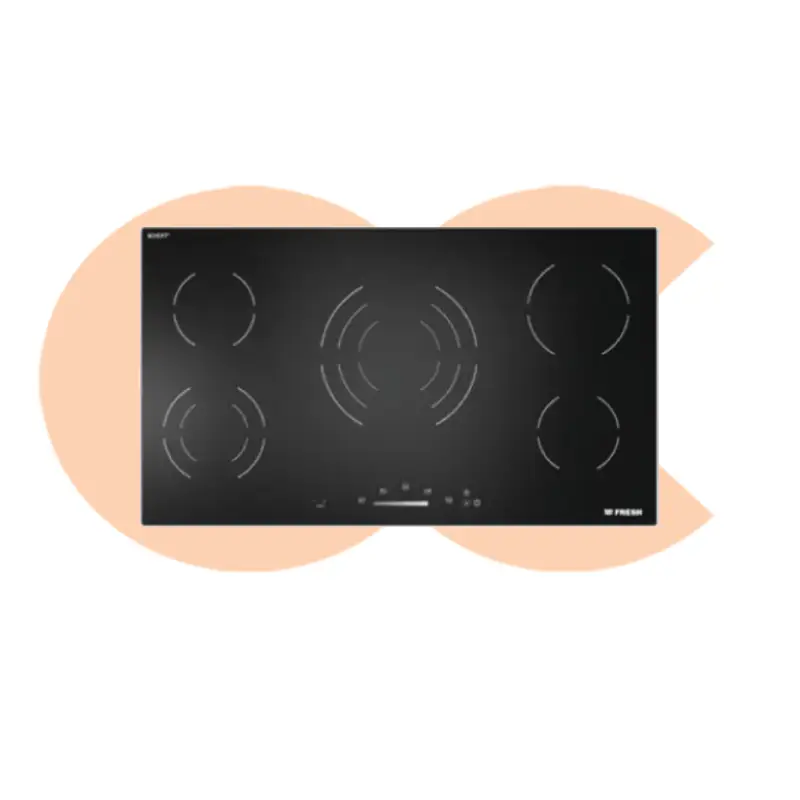 Best-Selling Fresh VTC 90 Built In Electric Hob 5 Burners 90 cm Black ...