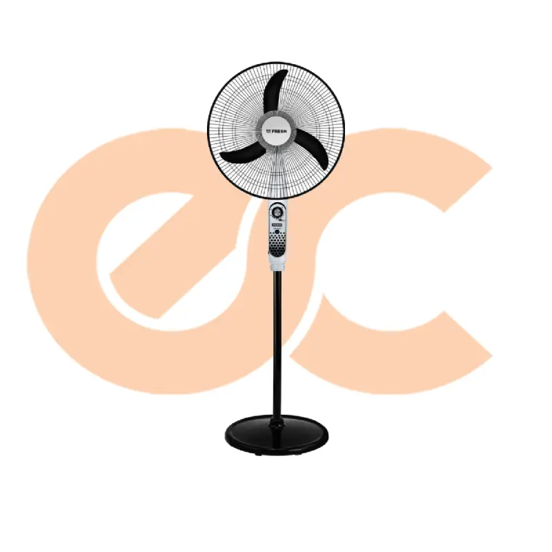 Best-Selling Fresh Stand Fan Bright 18 Inch Rechargeable Black x White ...