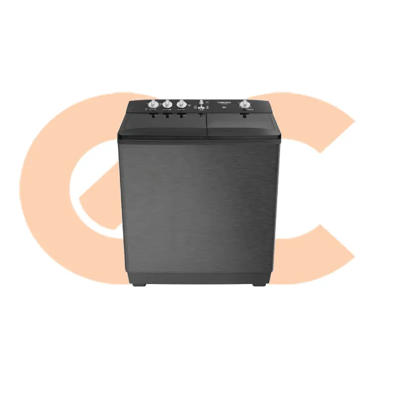 Best-Selling Tornado Semi-Automatic Washing Machine 7 kg Silver x Black ...